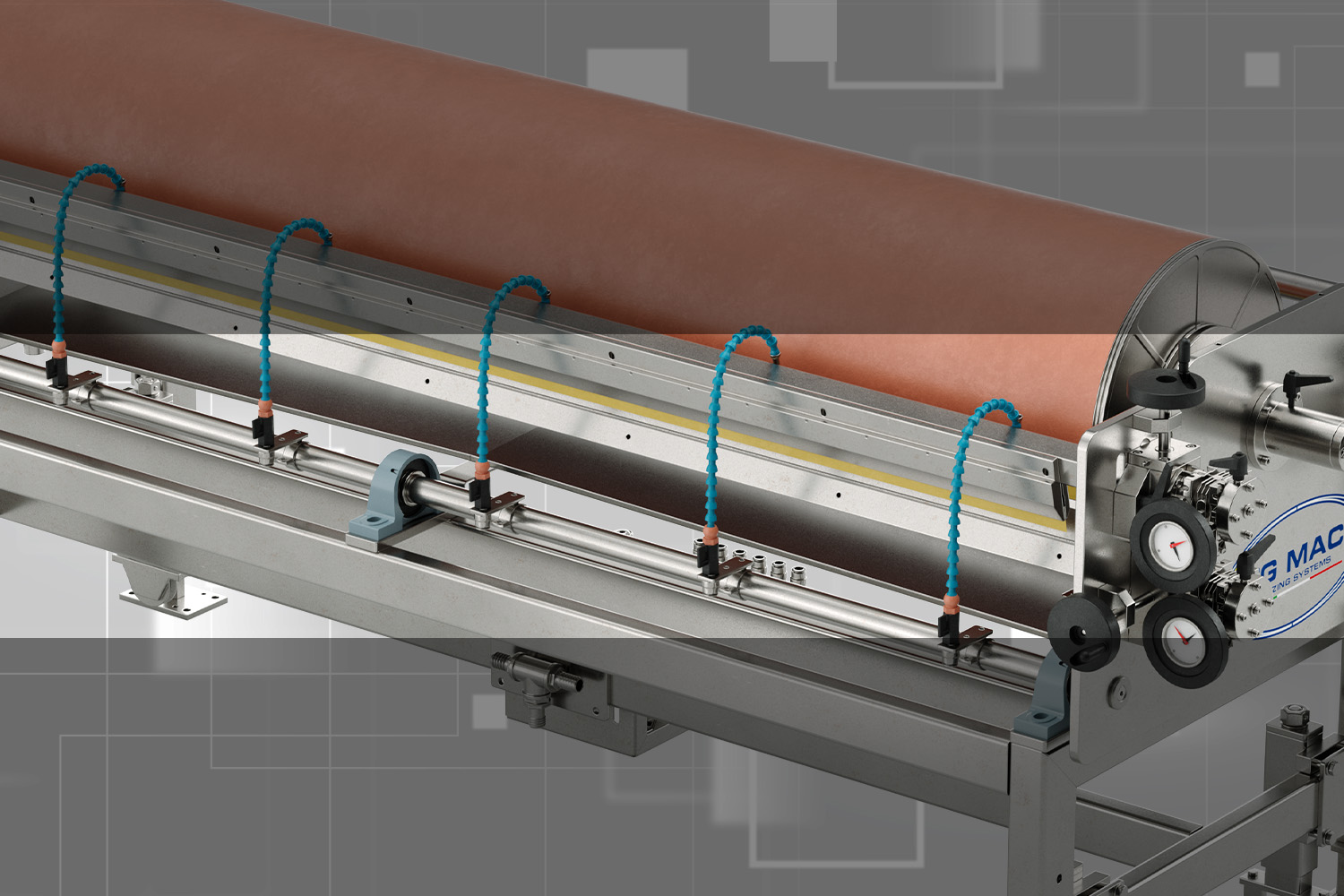 Engobe With Silicon Roller - TG MAC